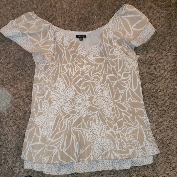 Tops | Peplum Stretch Top Rouching Very Pretty Flirty Trendy Flattering ...